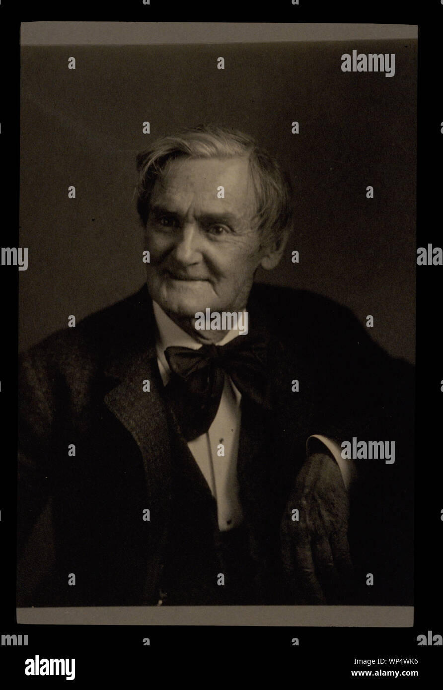 Joseph Jefferson, half-length portrait, facing slightly left Stock ...