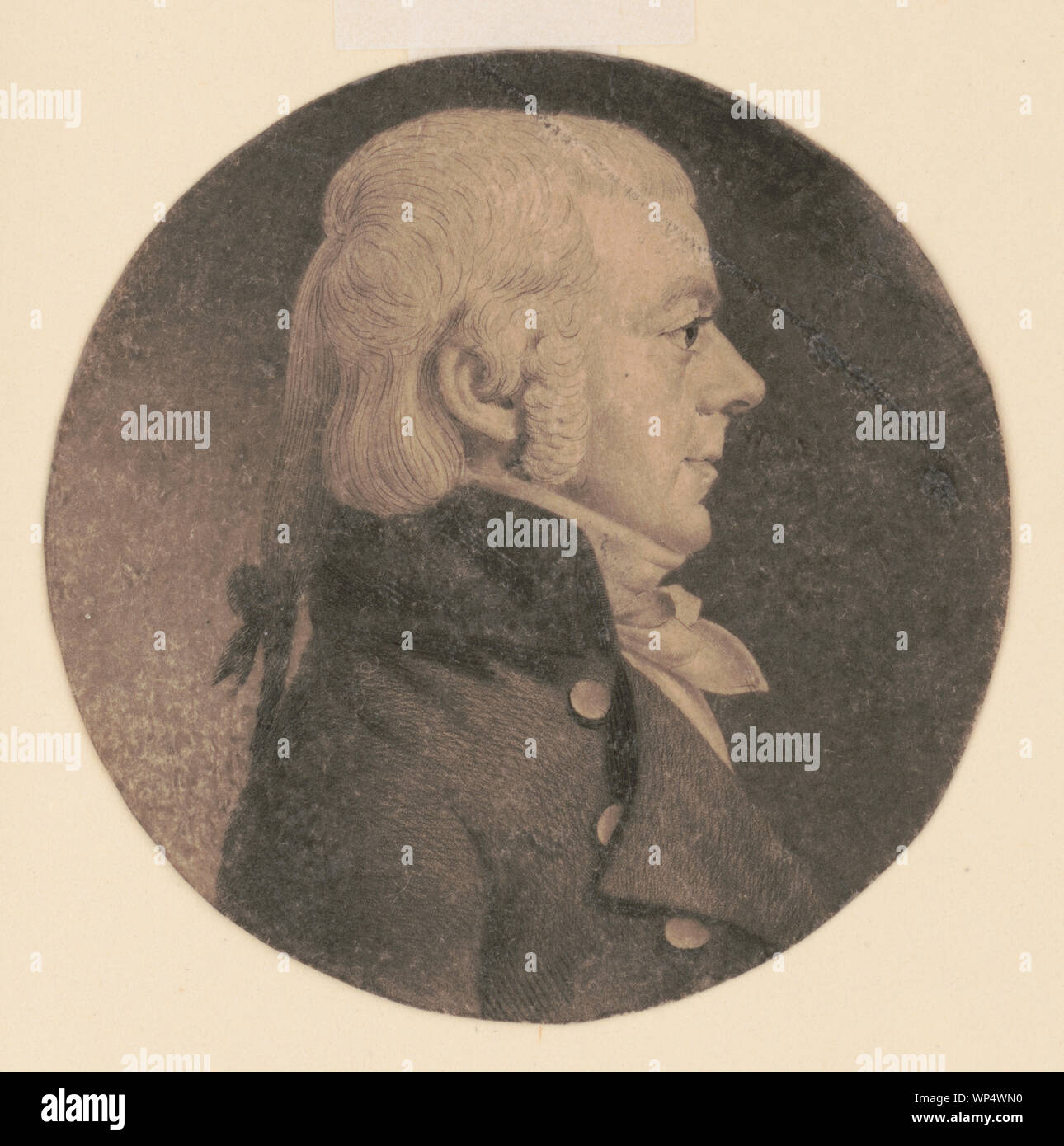 Joseph Lewden, head-and-shoulders portrait, right profile Stock Photo ...