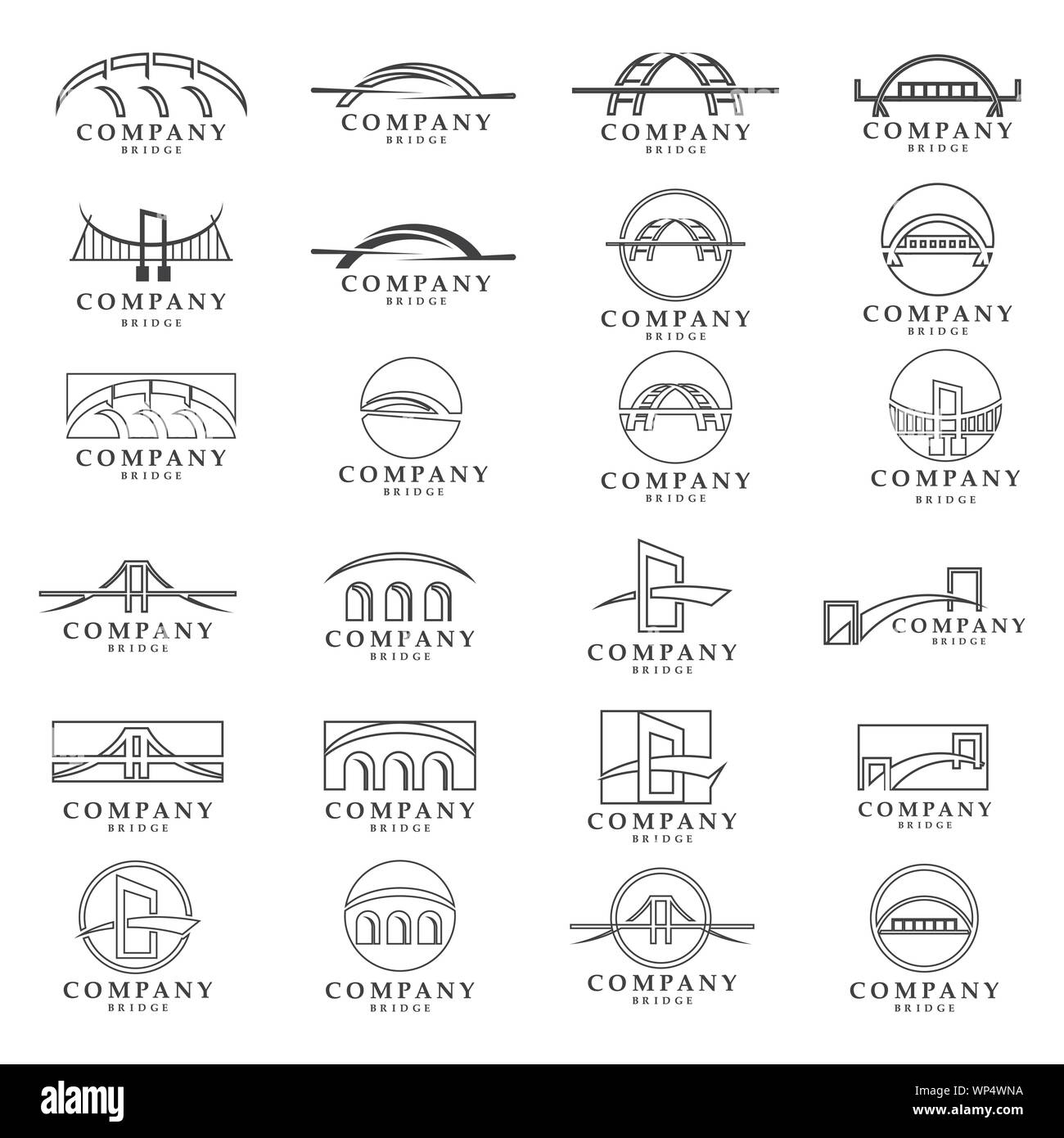 Business success bridge industry Cut Out Stock Images & Pictures - Alamy