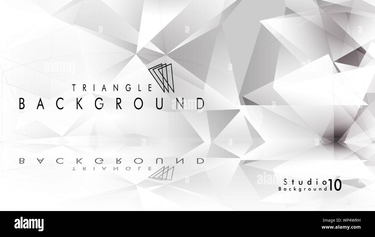 Vector studio background. abstract triangles with colorful gradients ...