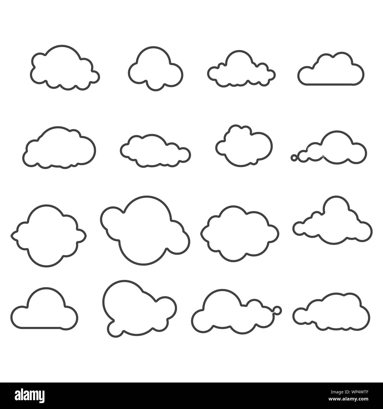Nubes aerial Stock Vector Images - Alamy