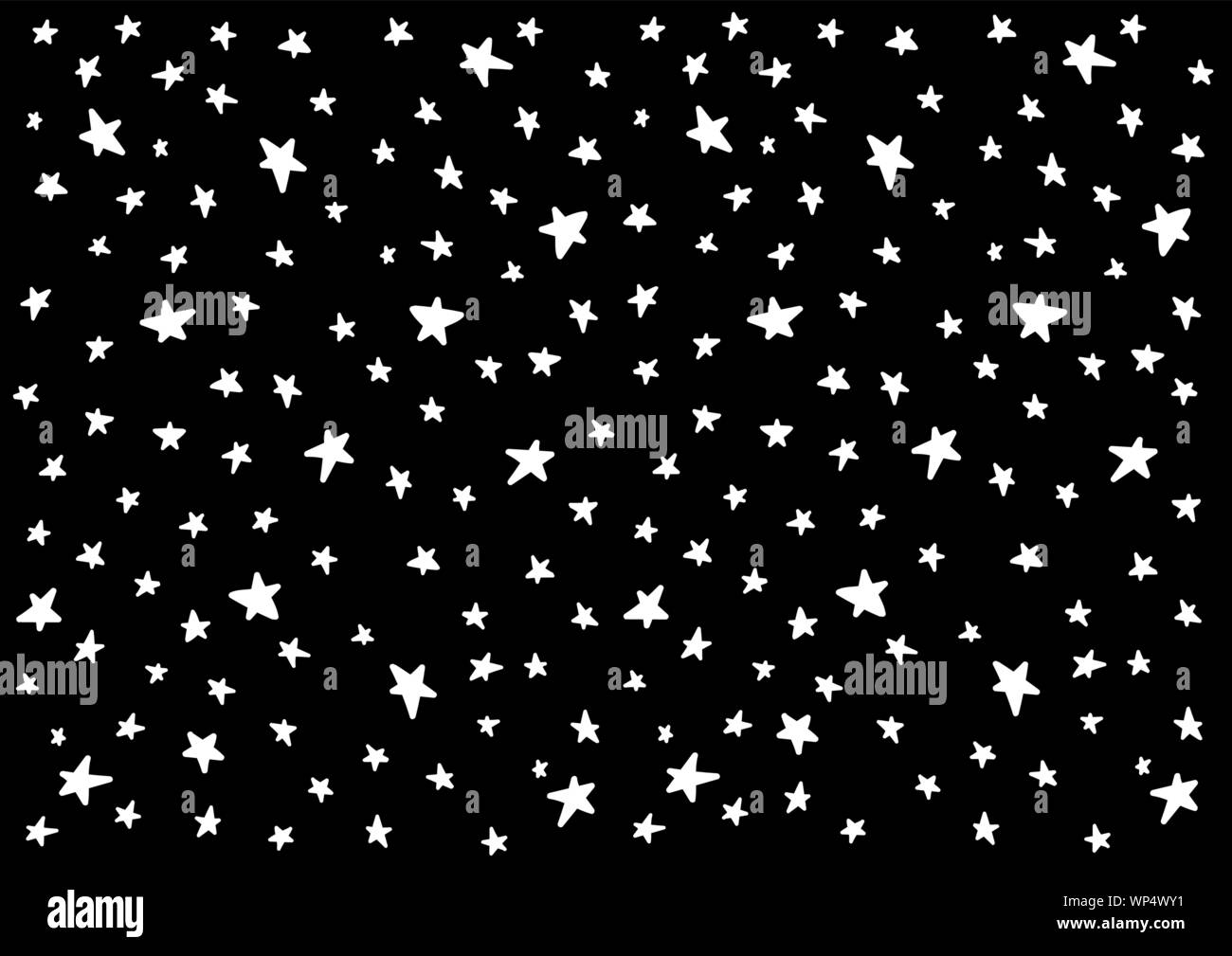 Star night pattern template baby children kids Stock Vector Image & Art ...