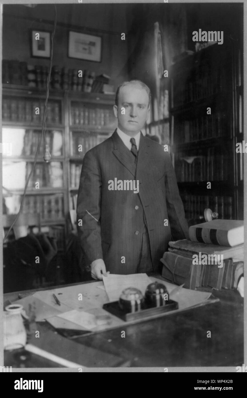 Joseph Patrick Tumulty, half-length portrait, standing behind desk ...