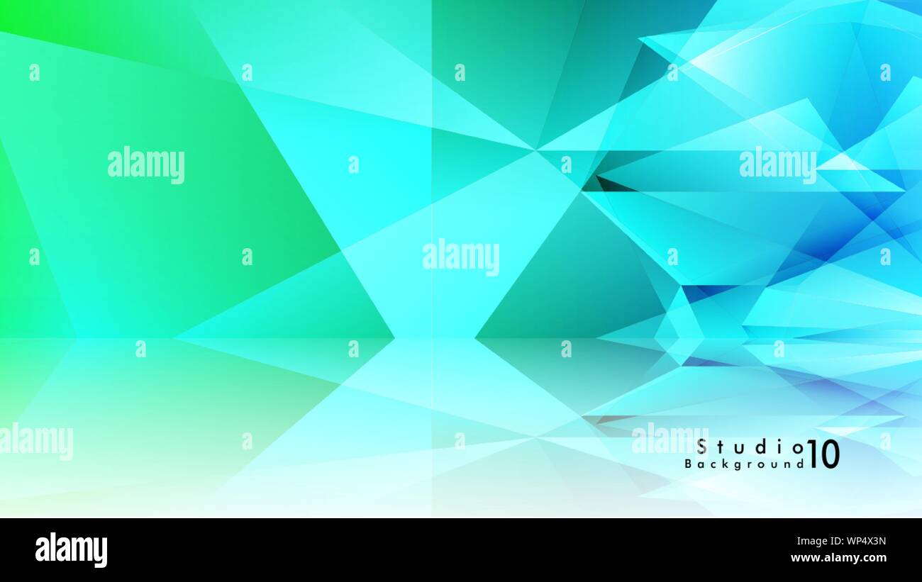 Vector studio background. abstract triangles with colorful gradients ...