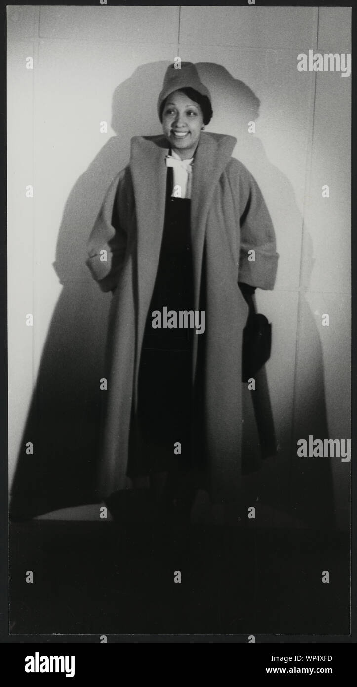 Josephine Baker, full-length portrait, facing front Stock Photo - Alamy