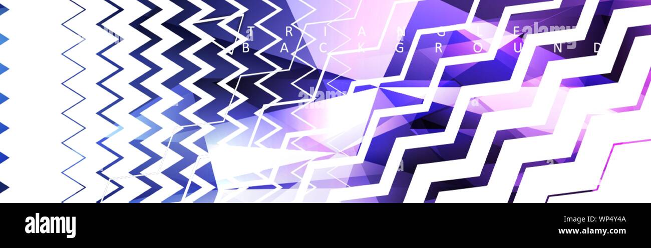 Abstract vector triangle background with colorful gradient. Vector EPS ...