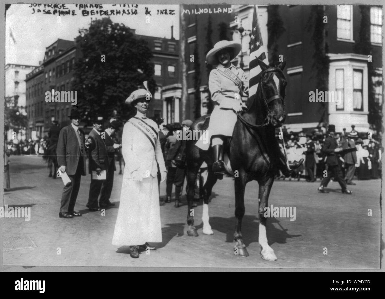 Suffrage parade milholland hi-res stock photography and images - Alamy