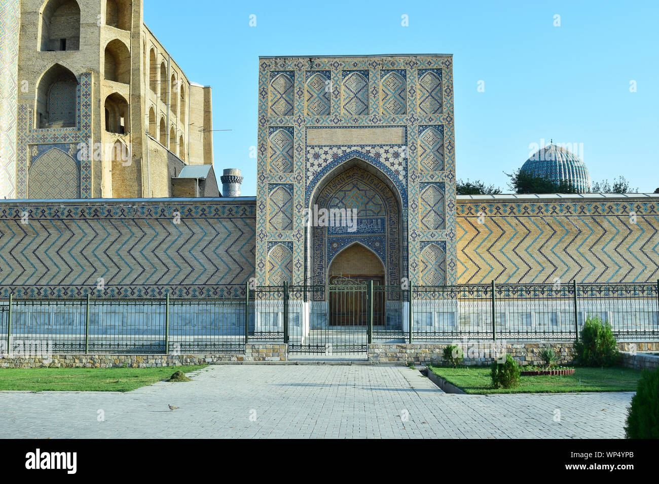 Samarkand. Uzbekistan. September 2019. The ancient architectural ...