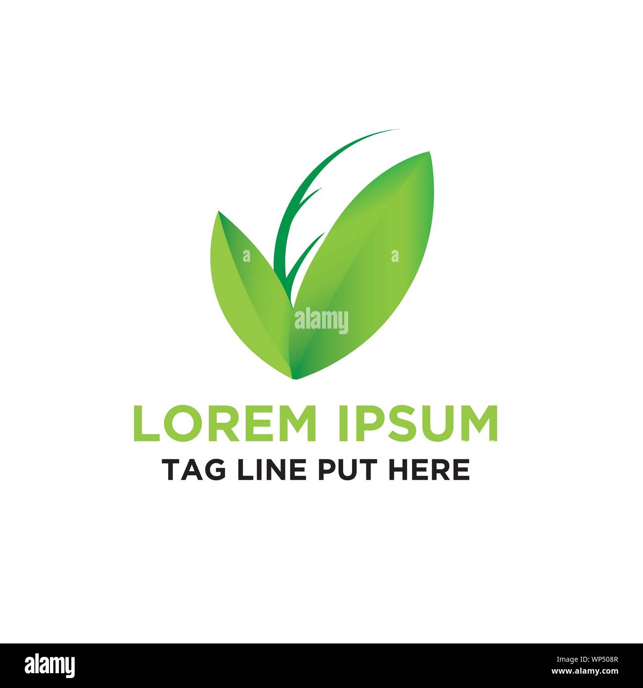 Nature leaves Logo Stock Vector Image & Art - Alamy