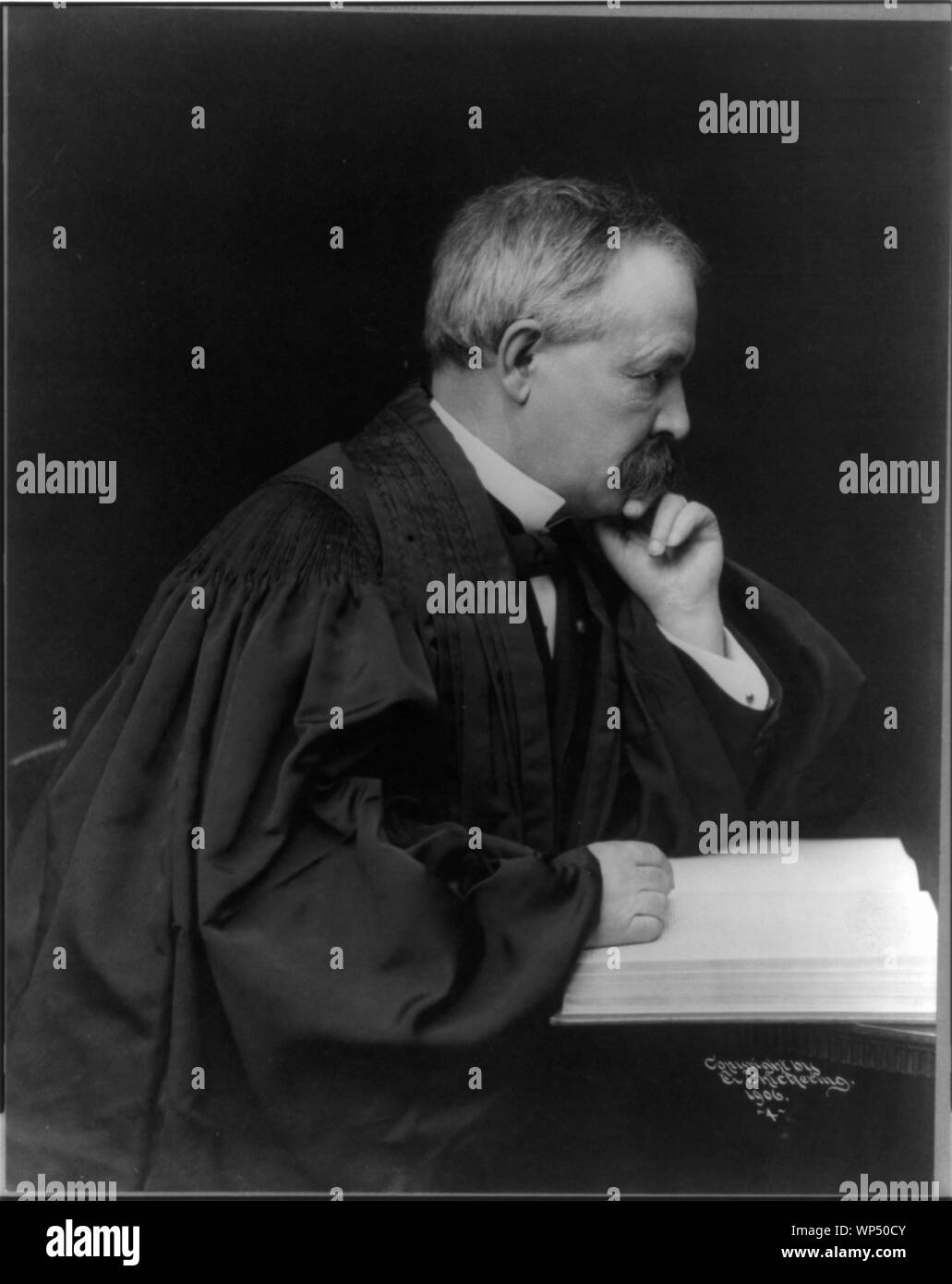 Judge HN Sheldon, half length portrait, seated Stock Photo - Alamy