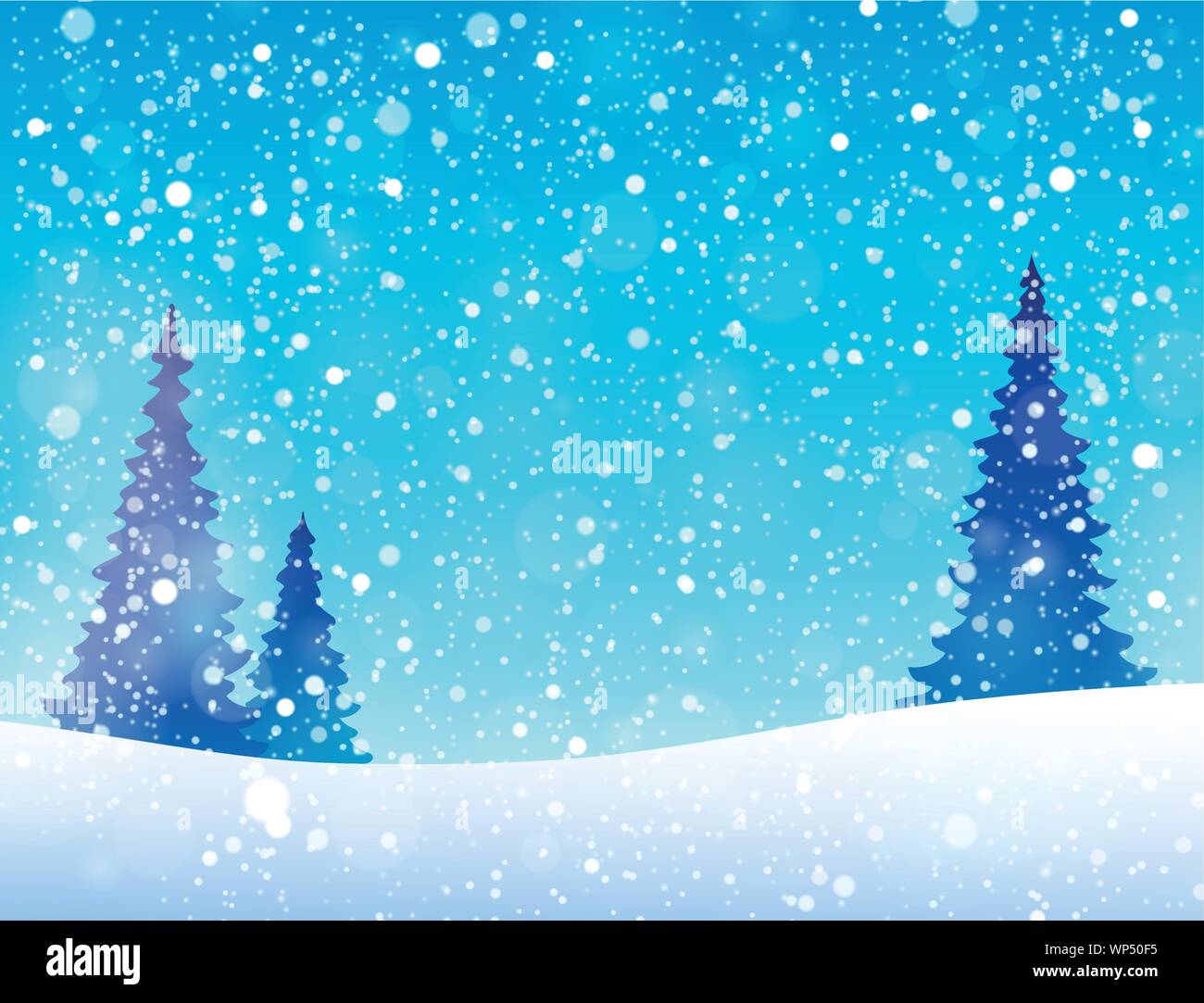 Snow theme background 5 Stock Vector Image & Art - Alamy