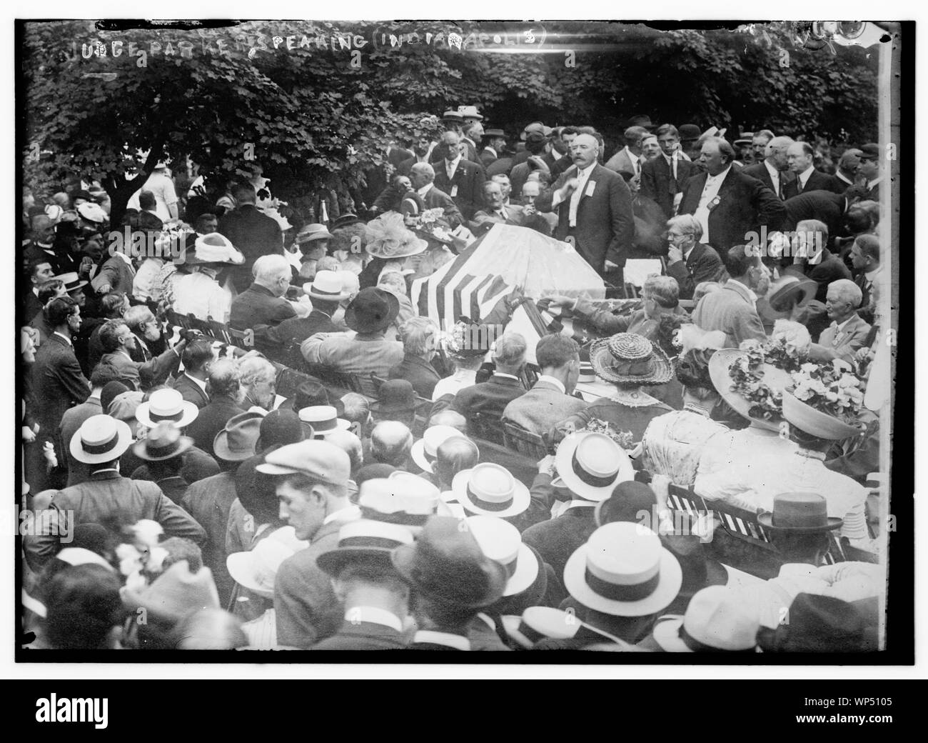 Judge Parker speaking (Indianapolis Stock Photo - Alamy