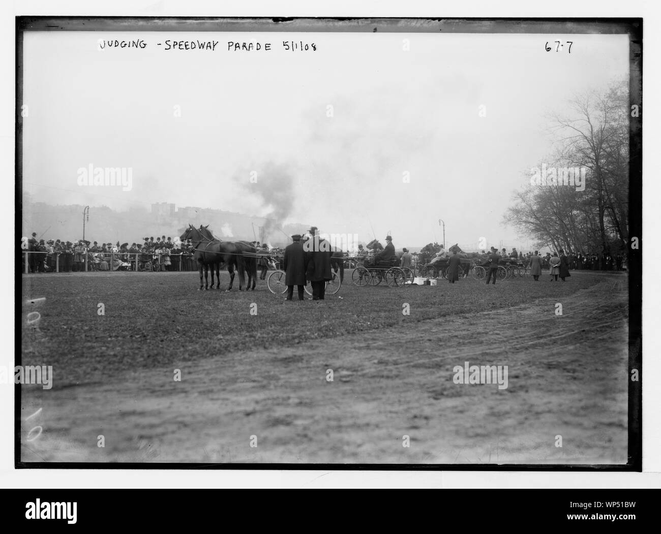 Judging in Speedway Parade, New York Stock Photo - Alamy