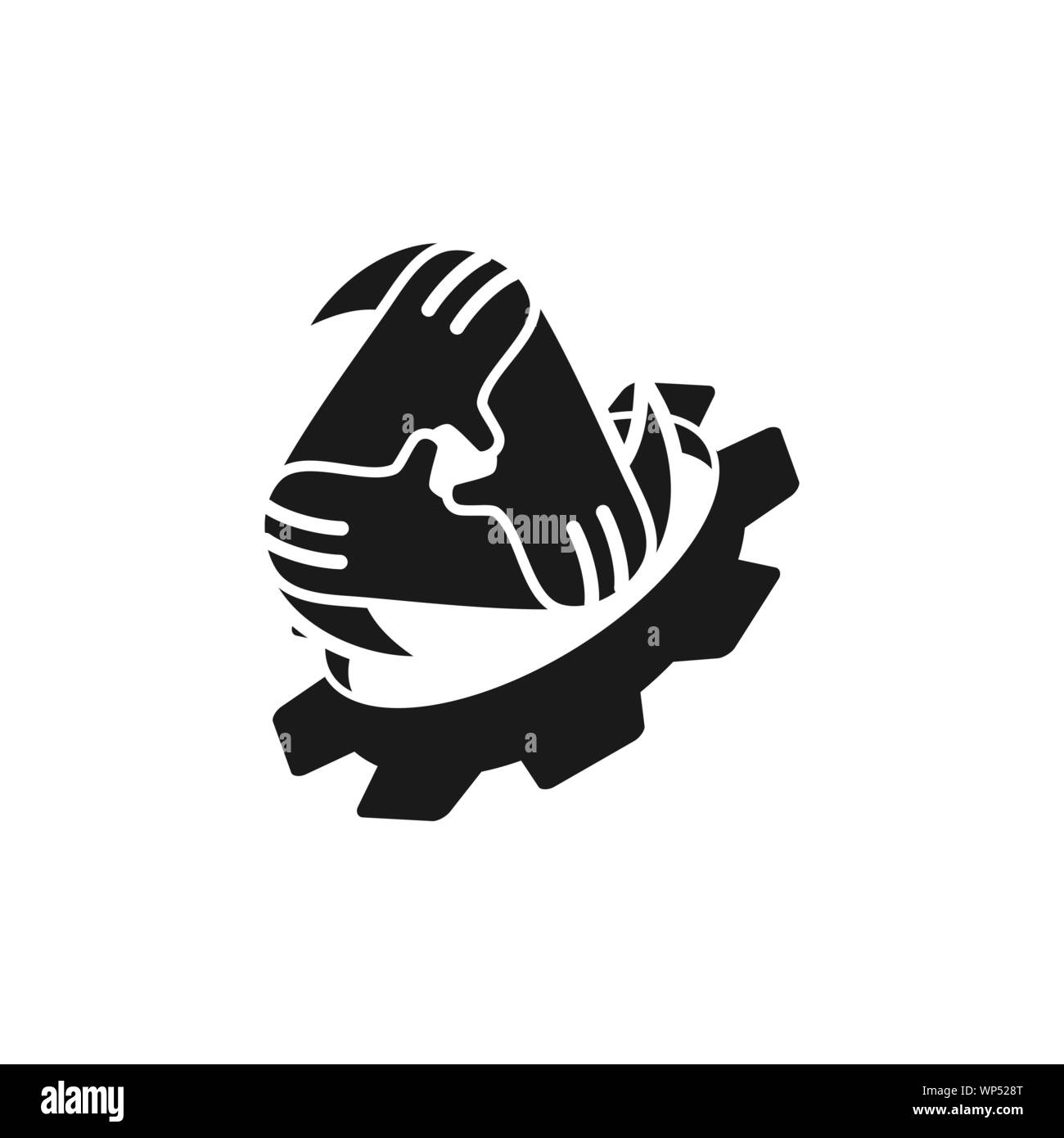 Commitment Teamwork Together Black Logo Stock Vector Image & Art - Alamy