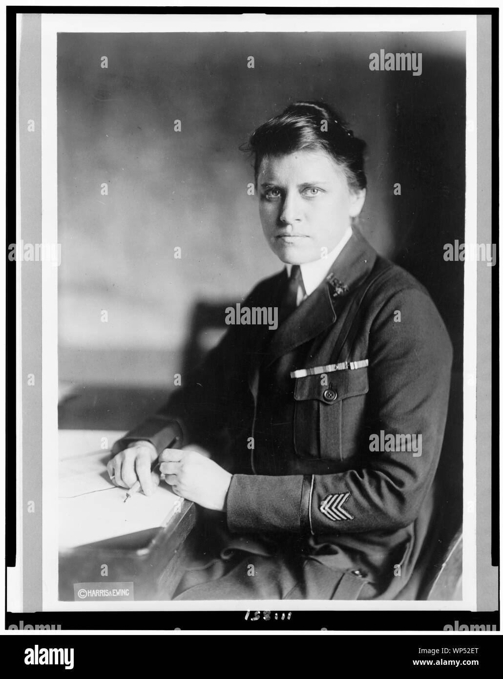 Julia Catherine Stimson, half-length portrait, in uniform, seated ...