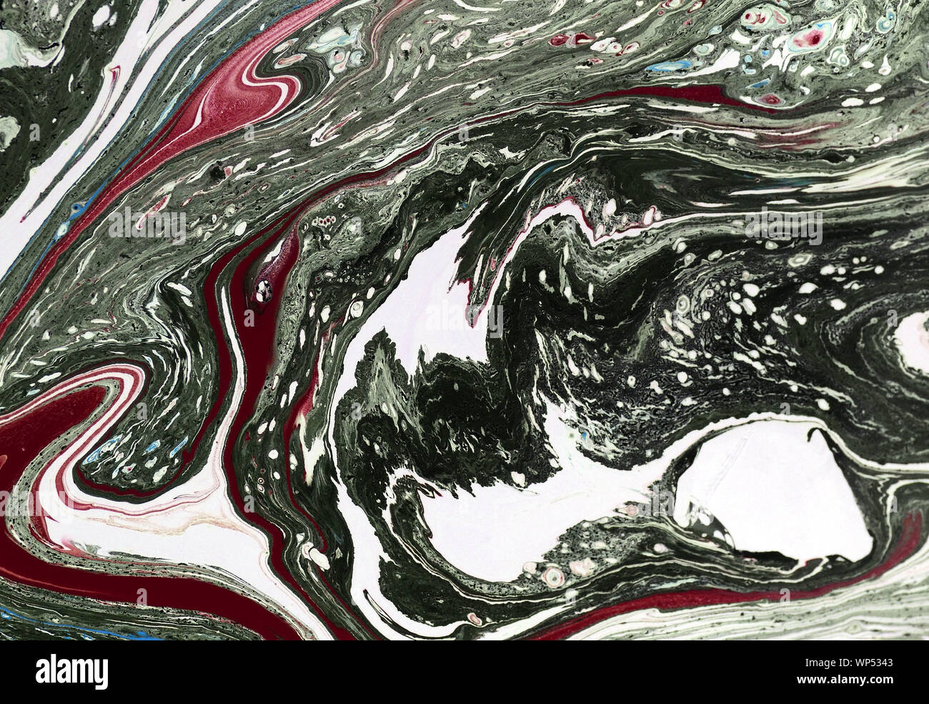 Colorful Abstract Acrylic Painting Stock Photo - Alamy