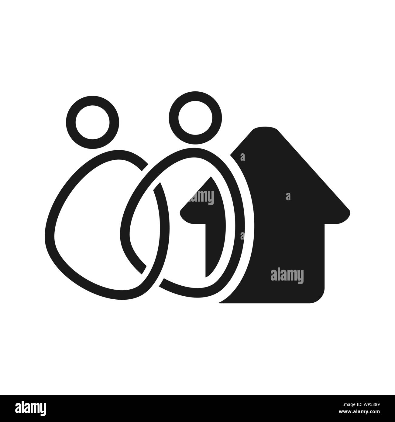 Commitment Teamwork Together Black Logo Stock Vector Image & Art - Alamy