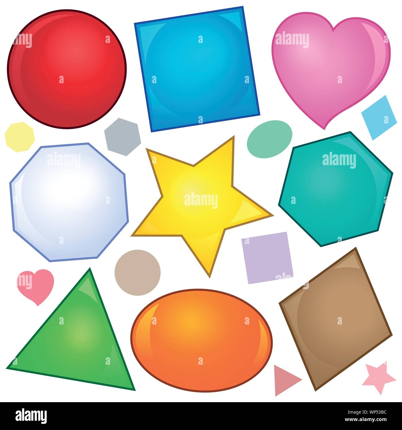 Various shapes theme image 2 Stock Vector Image & Art - Alamy