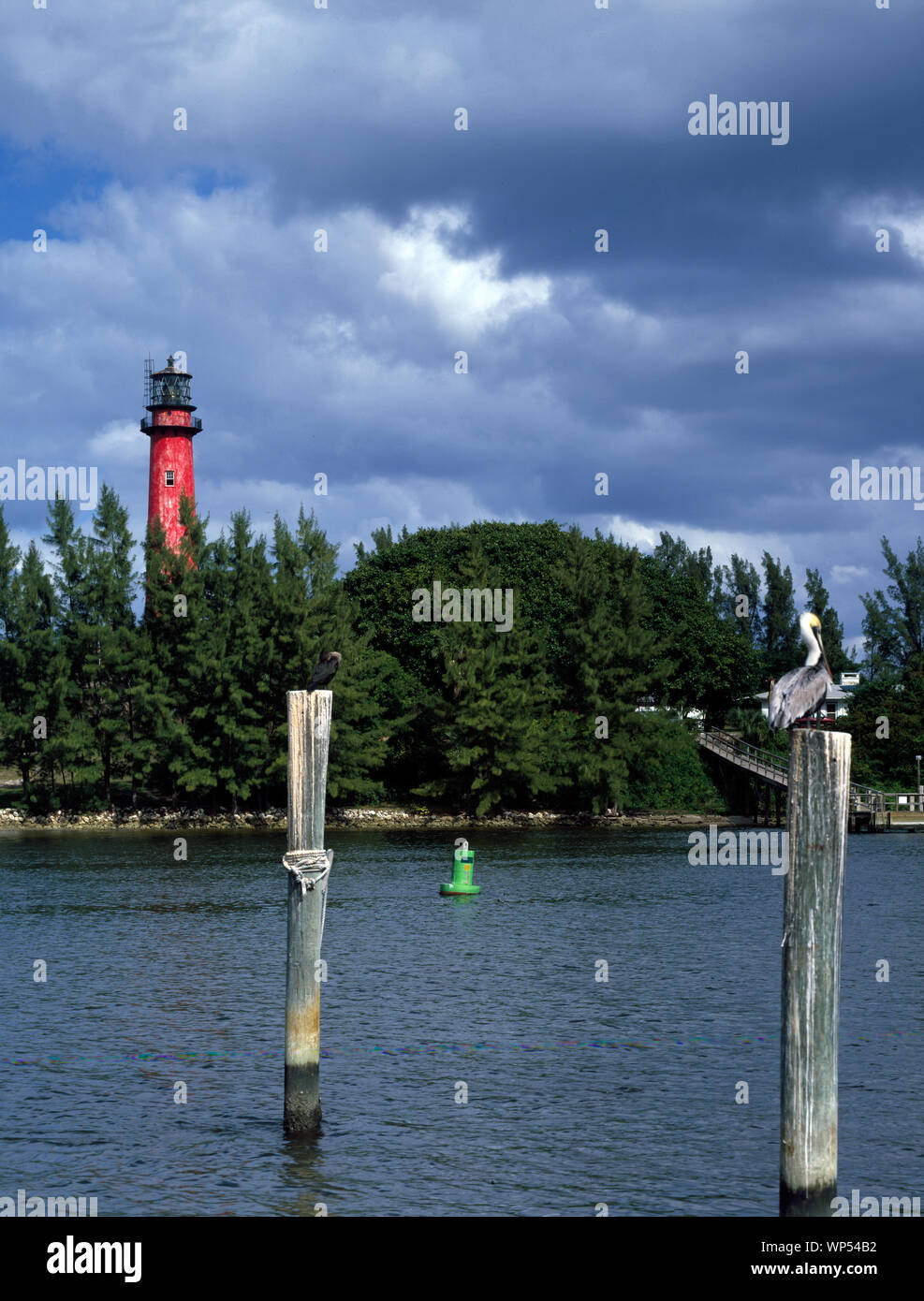 Jupiter Inlet Light, first lit in 1860, was erected on a prehistoric ...