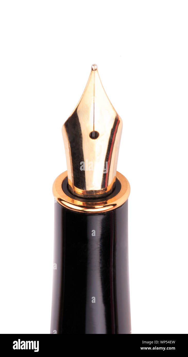 fountain pen isolated on white Stock Photo - Alamy