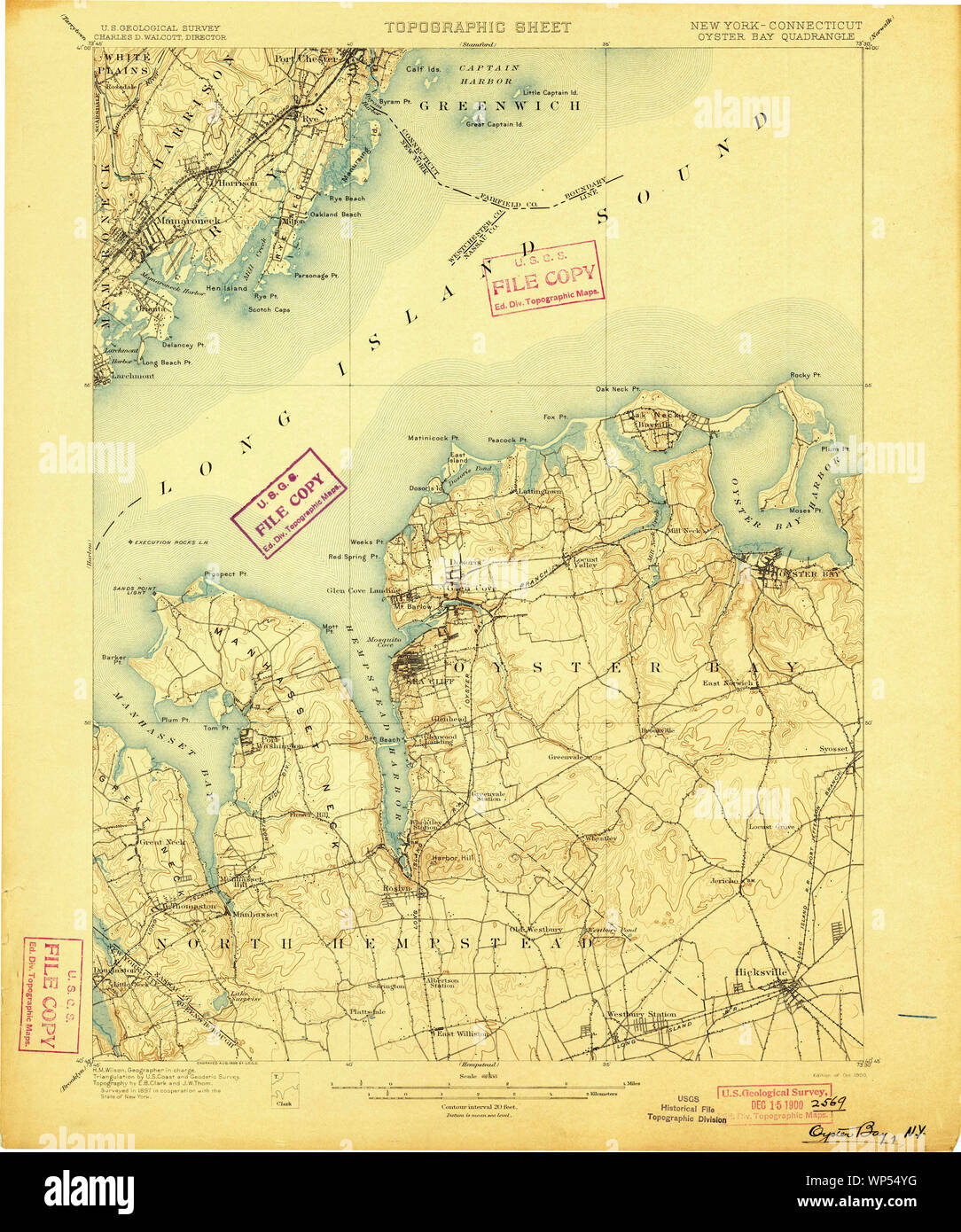 Map of oyster bay hi-res stock photography and images - Alamy