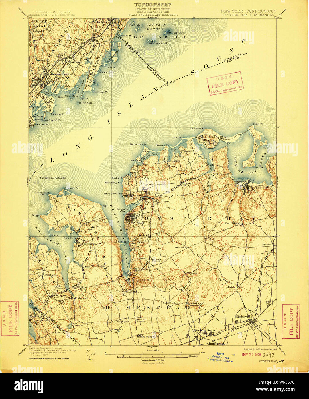 Map of oyster bay new york hi-res stock photography and images - Alamy