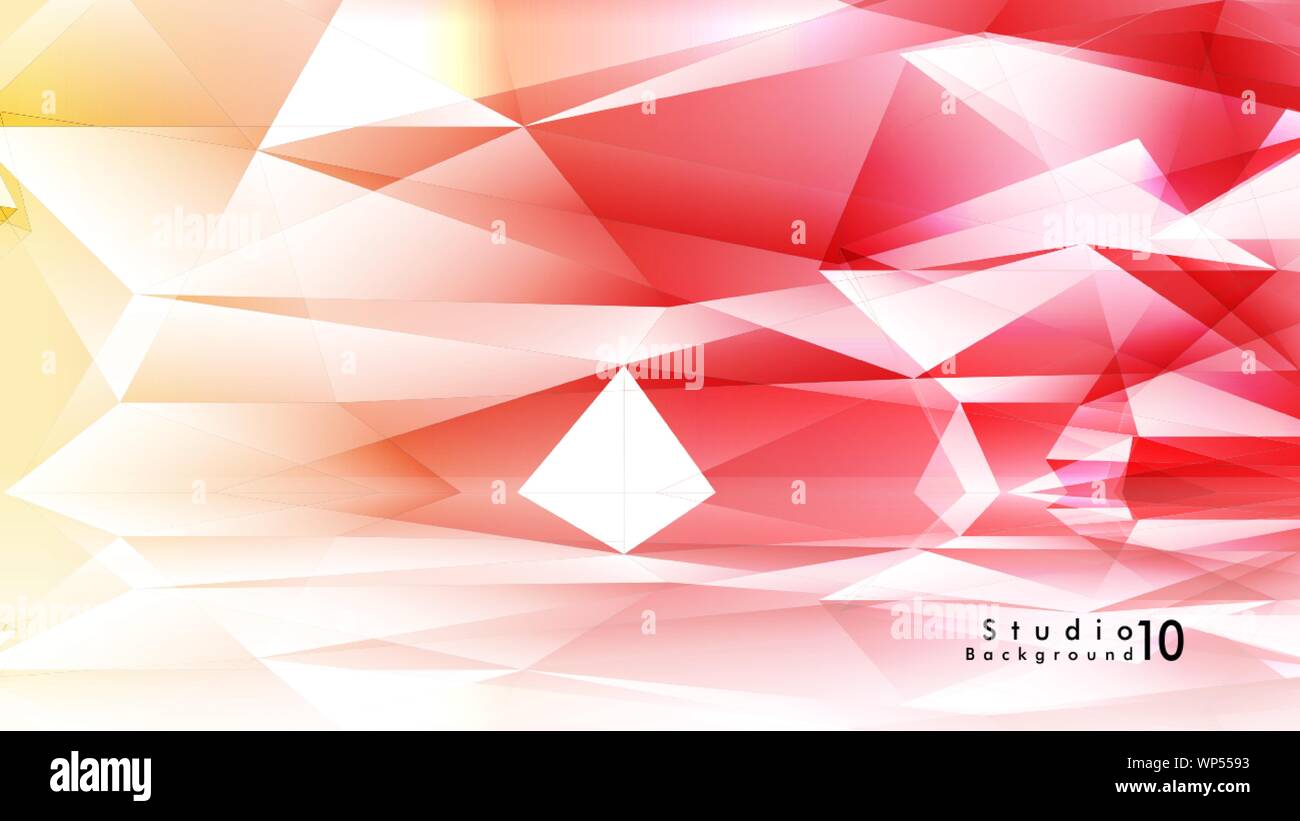 Vector studio background. abstract triangles with colorful gradients ...