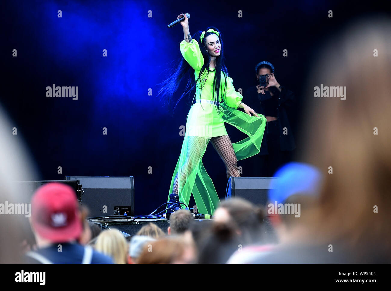 Berlin, Germany. 07th Sep, 2019. The Swiss singer Ilira is on stage at ...