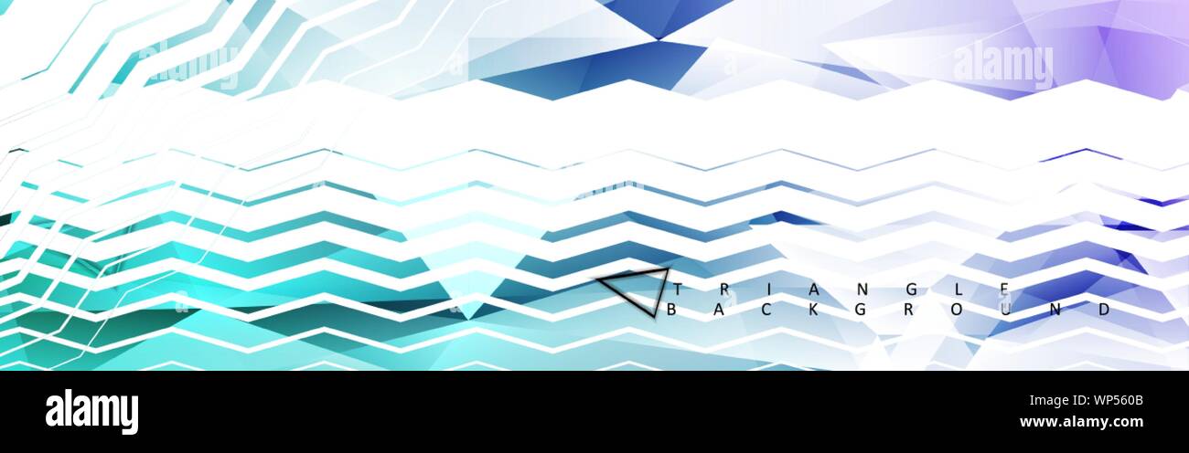 Abstract vector triangle background with colorful gradient. Vector EPS ...