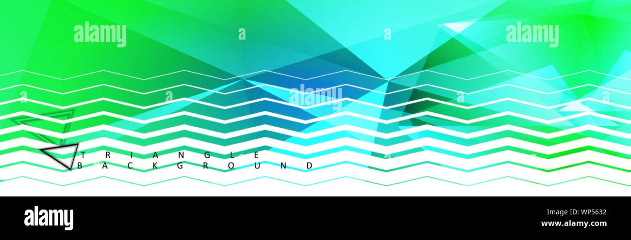 Abstract vector triangle background with colorful gradient. Vector EPS ...