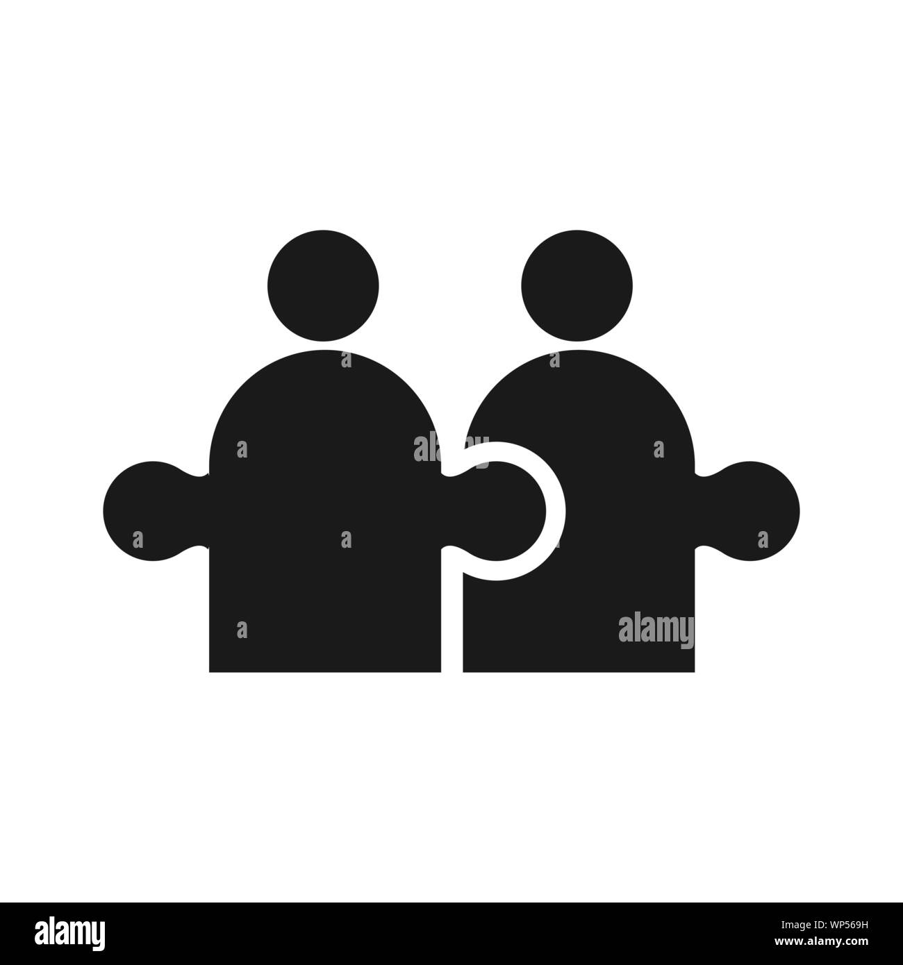 Commitment Teamwork Together Black Logo Stock Vector Image & Art - Alamy