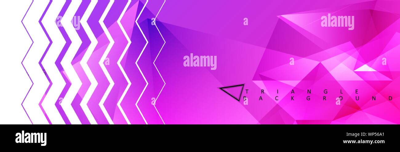 Abstract vector triangle background with colorful gradient. Vector EPS ...