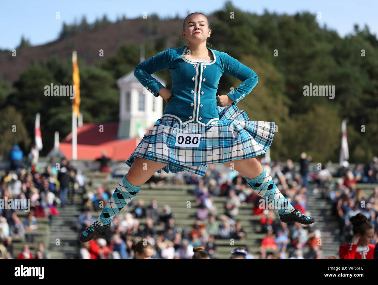 Highland dancers at the Braemar Royal Highland Gathering at the ...