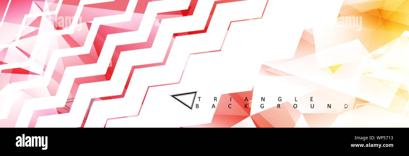 Abstract vector triangle background with colorful gradient. Vector EPS ...
