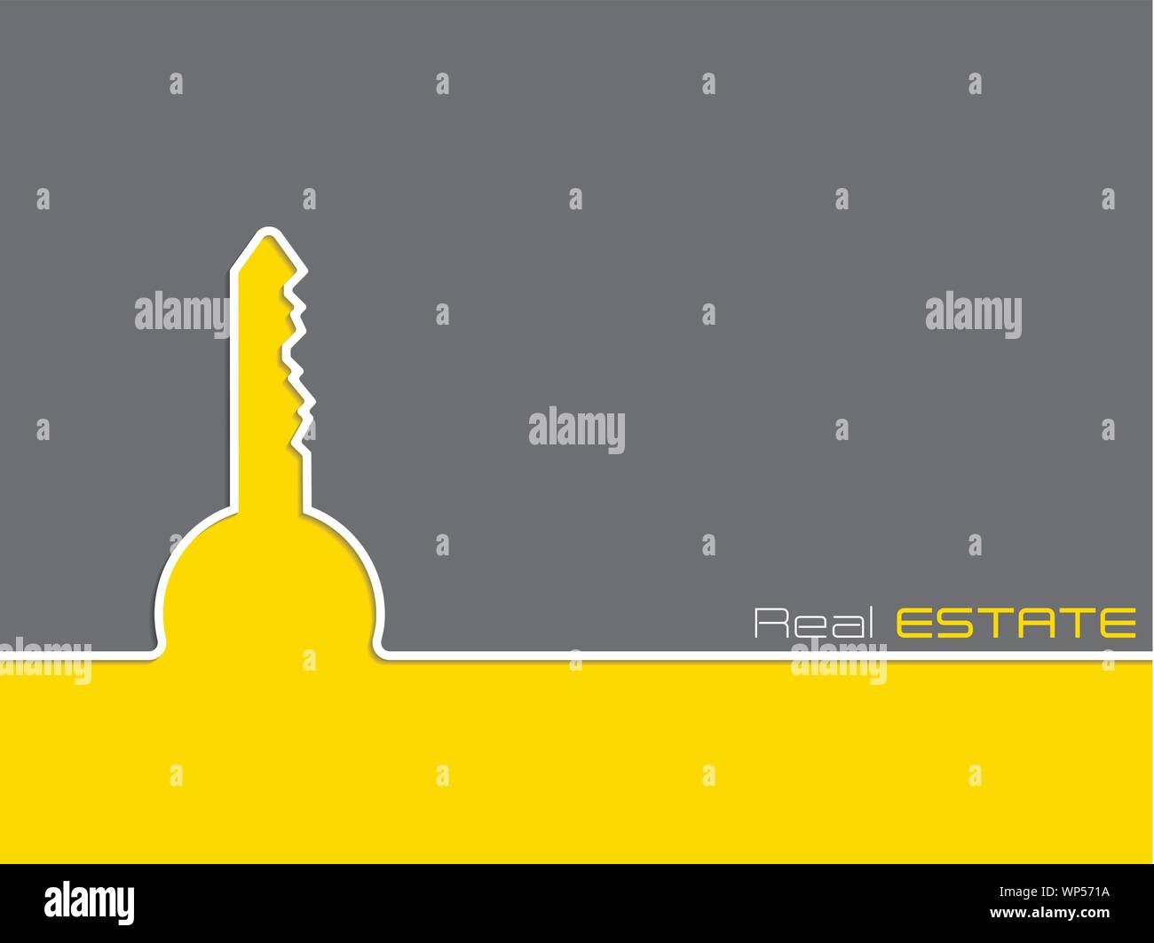 Real estate advertising with key Stock Vector Image & Art - Alamy