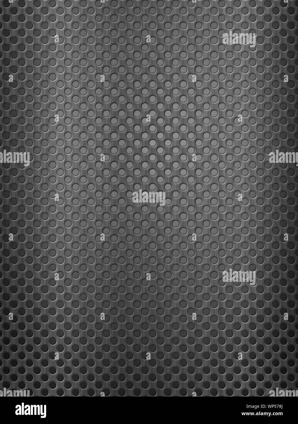 Background formed by metal grid sheet. Vector illustration Stock Photo ...