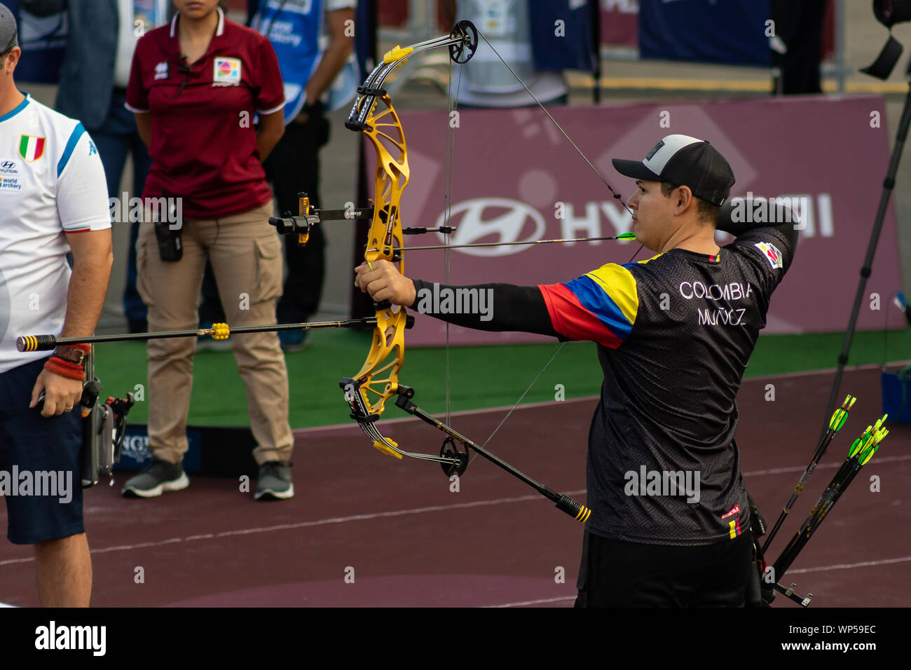 Moscow, Russia, September 07, 2019. MOSCOW HYUNDAI ARCHERY WORLD CUP ...