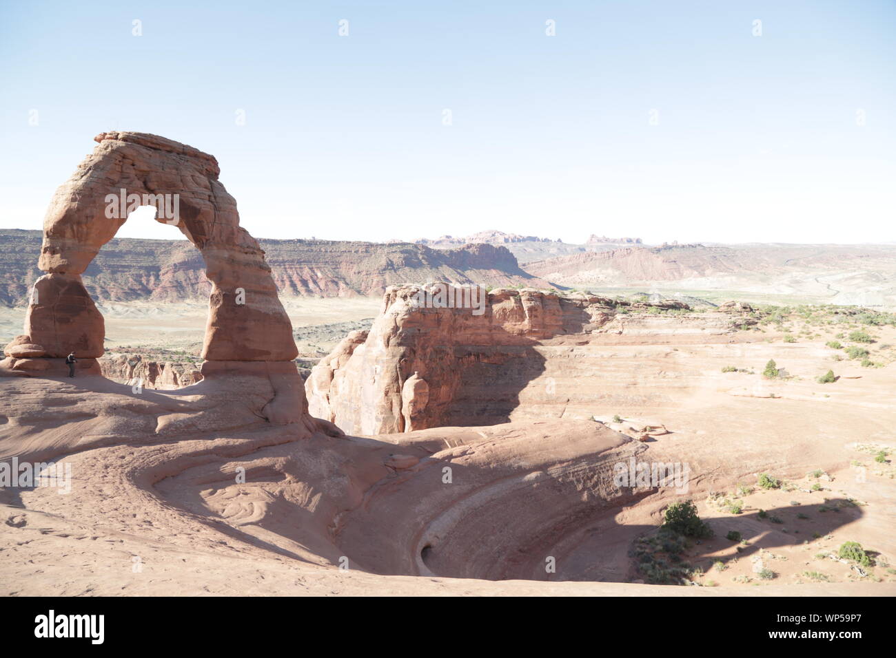 in USA inside the arches national park the beauty of amazing nature ...