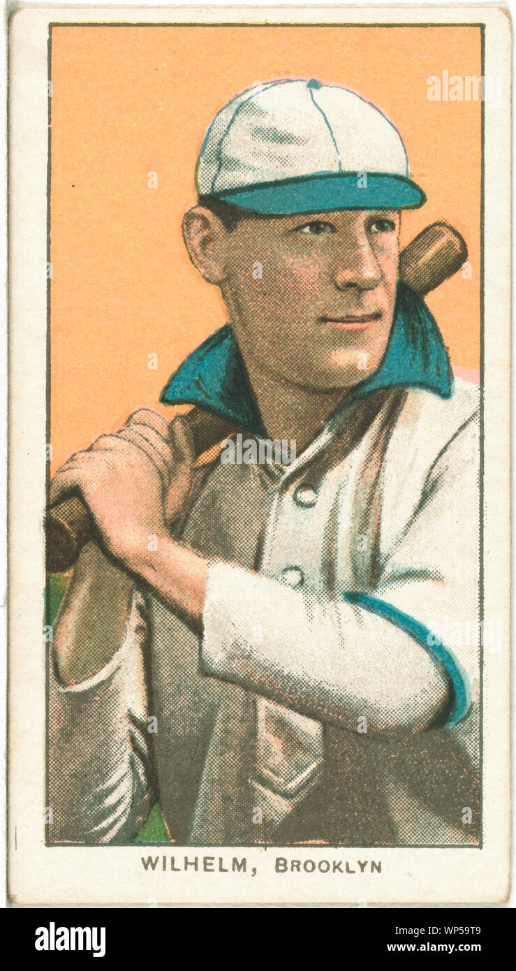 Kaiser Wilhelm, Brooklyn Superbas, baseball card portrait Stock Photo ...