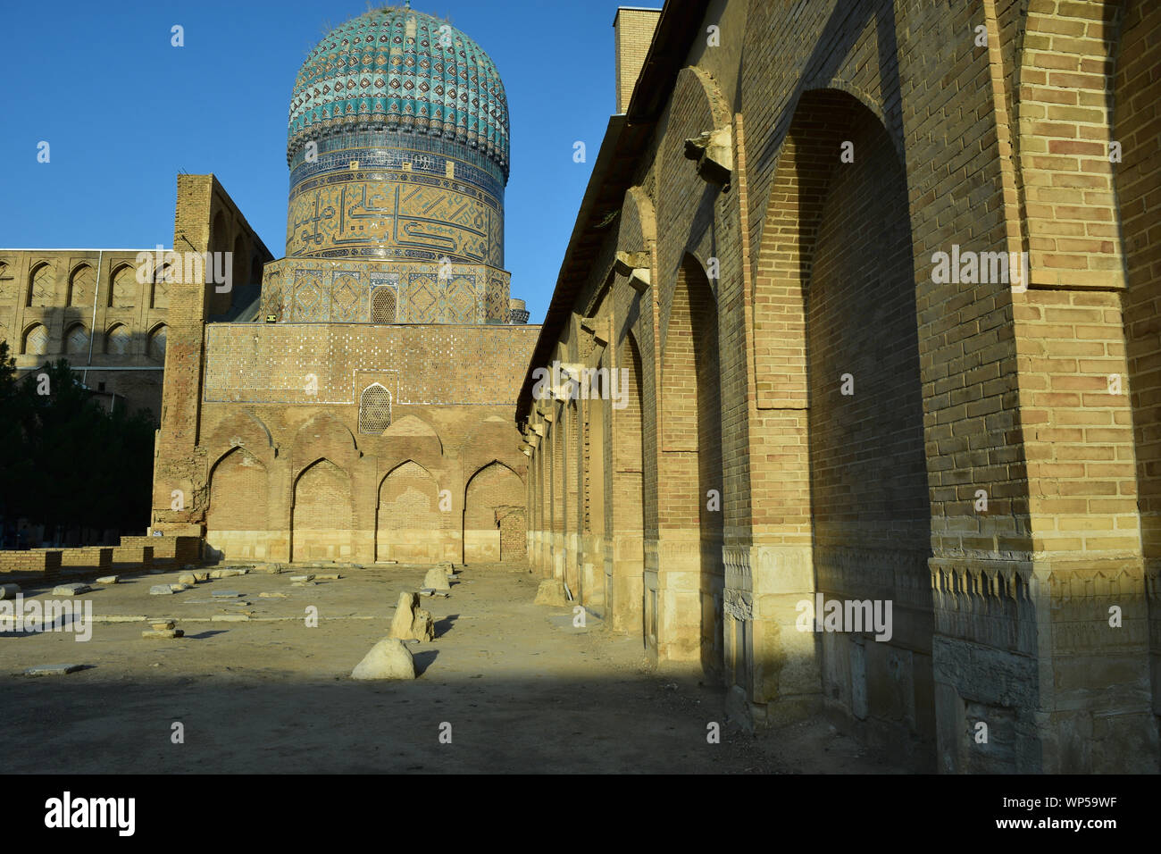 Samarkand. Uzbekistan. September 2019. The ancient architectural ...