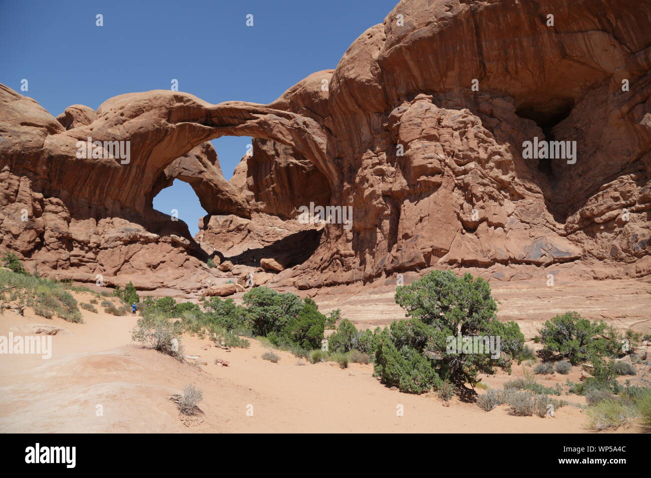 in USA inside the arches national park the beauty of amazing nature ...