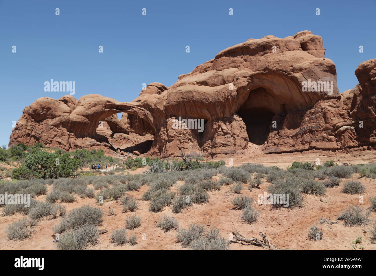 in USA inside the arches national park the beauty of amazing nature ...