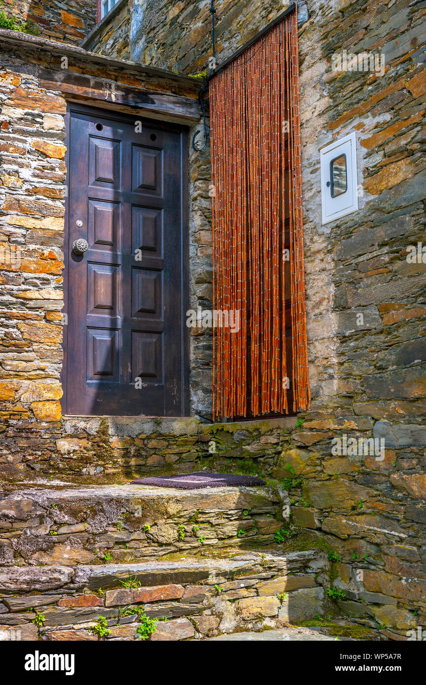 Traditional houses of Piodao village, Portugal Stock Photo - Alamy