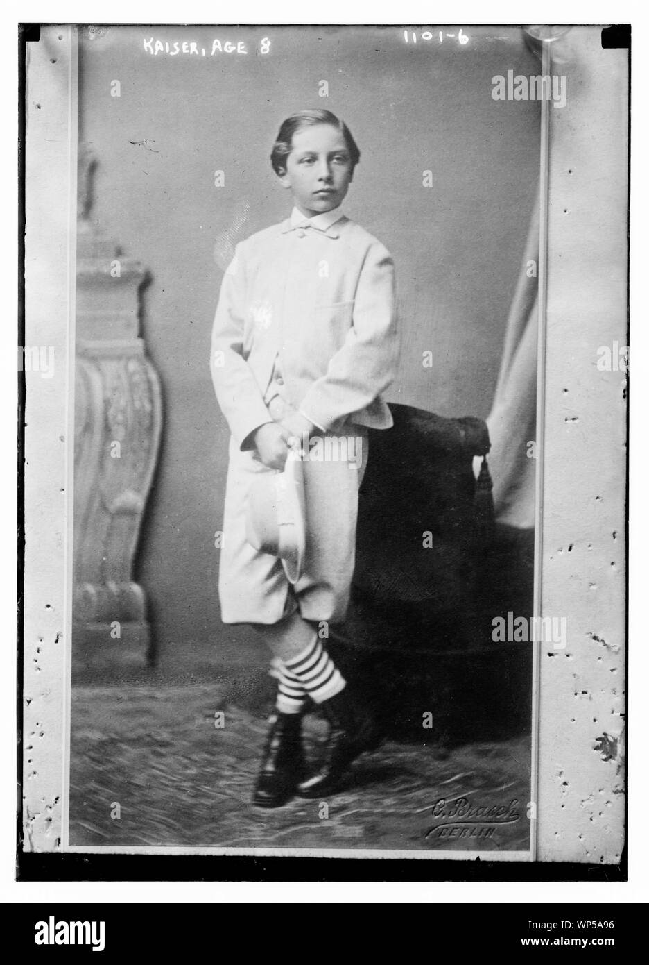 Kaiser, age 8, Brasch Photo., Berlin / Brasch Photo Stock Photo - Alamy