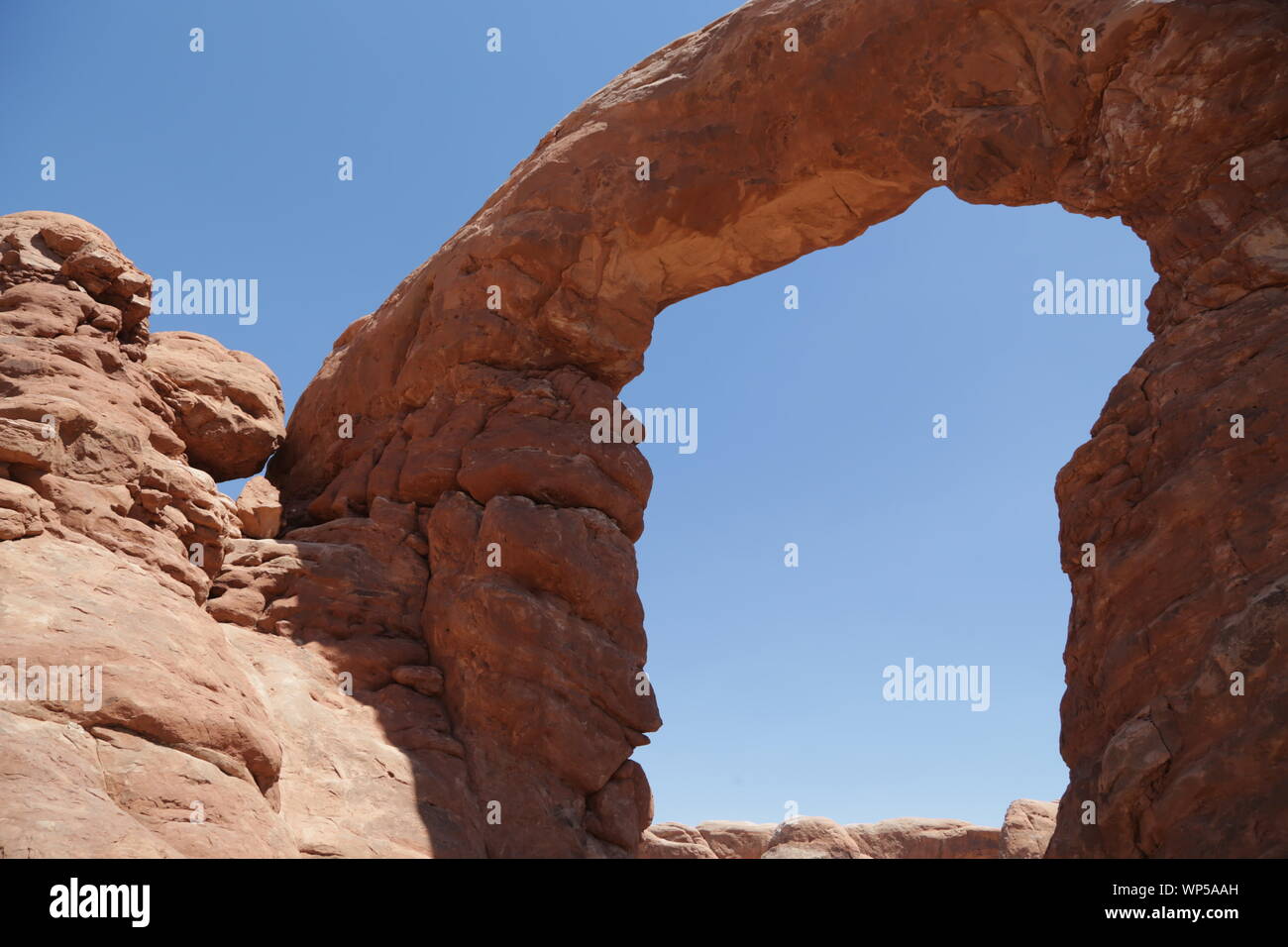 in USA inside the arches national park the beauty of amazing nature ...
