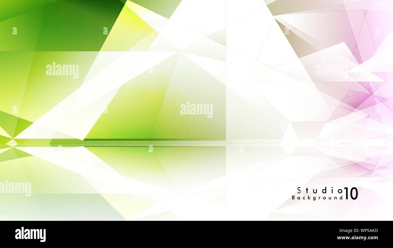 Vector studio background. abstract triangles with colorful gradients ...
