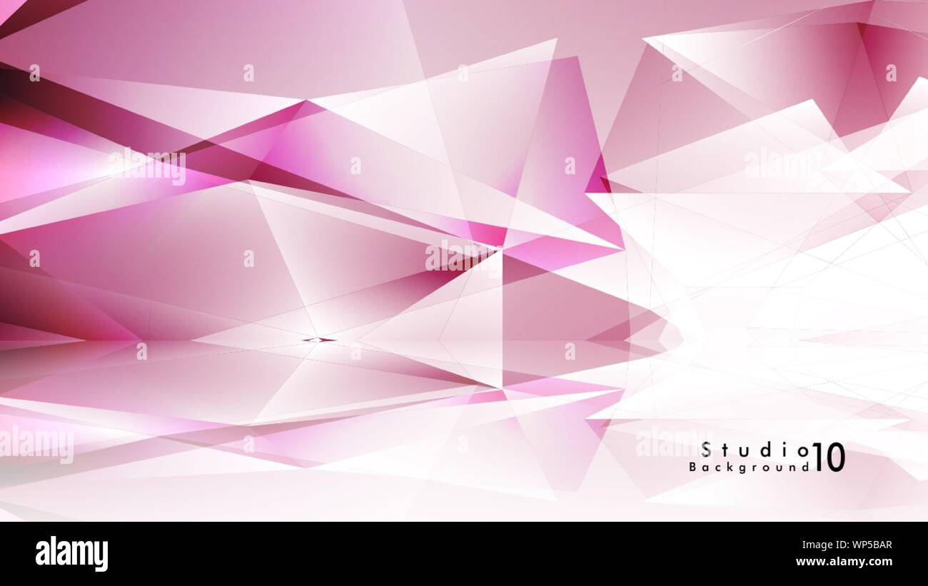 Vector studio background. abstract triangles with colorful gradients ...