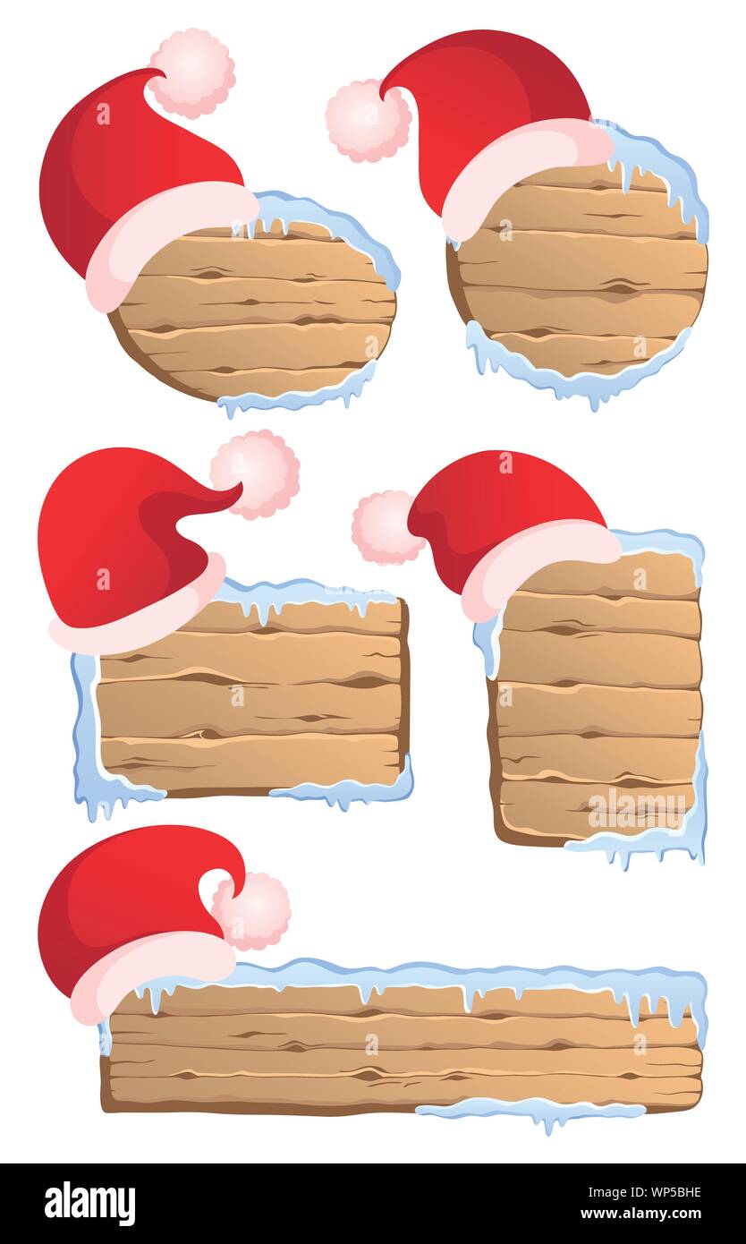 Winter Christmas signs collection 1 Stock Vector Image & Art - Alamy