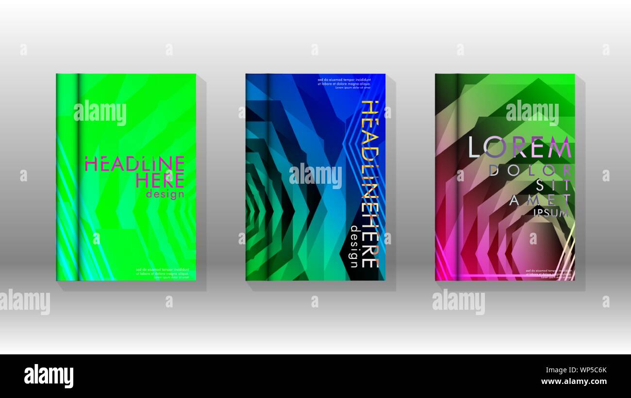 Cover book colorful hexagon abstract background. Transparent vector ...