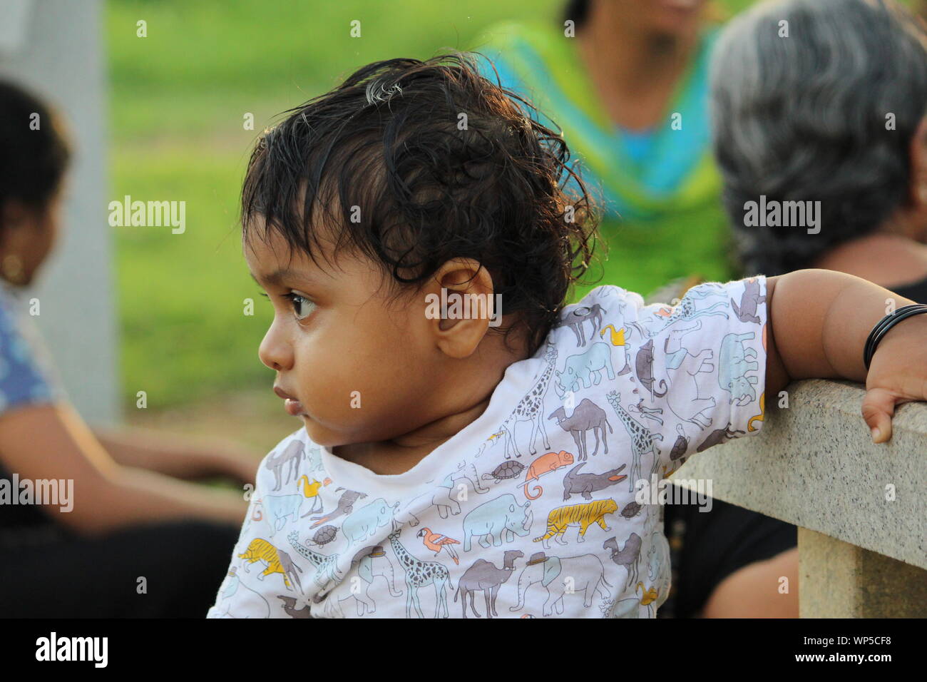innocent baby looking Stock Photo - Alamy